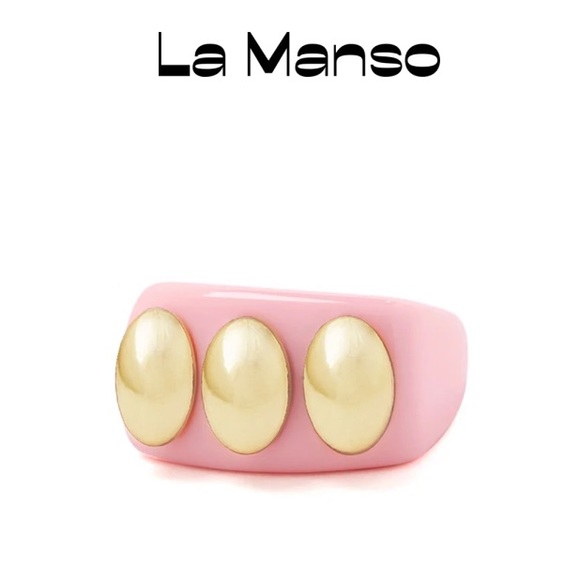 La Manso | Jewelry | La Manso Pink Knuckle Duster | Poshmark